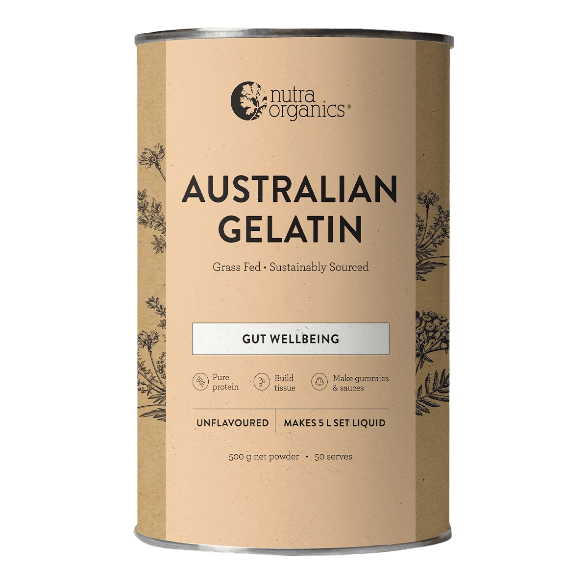 Nutra Organics Australian Gelatin – Balanced Beings